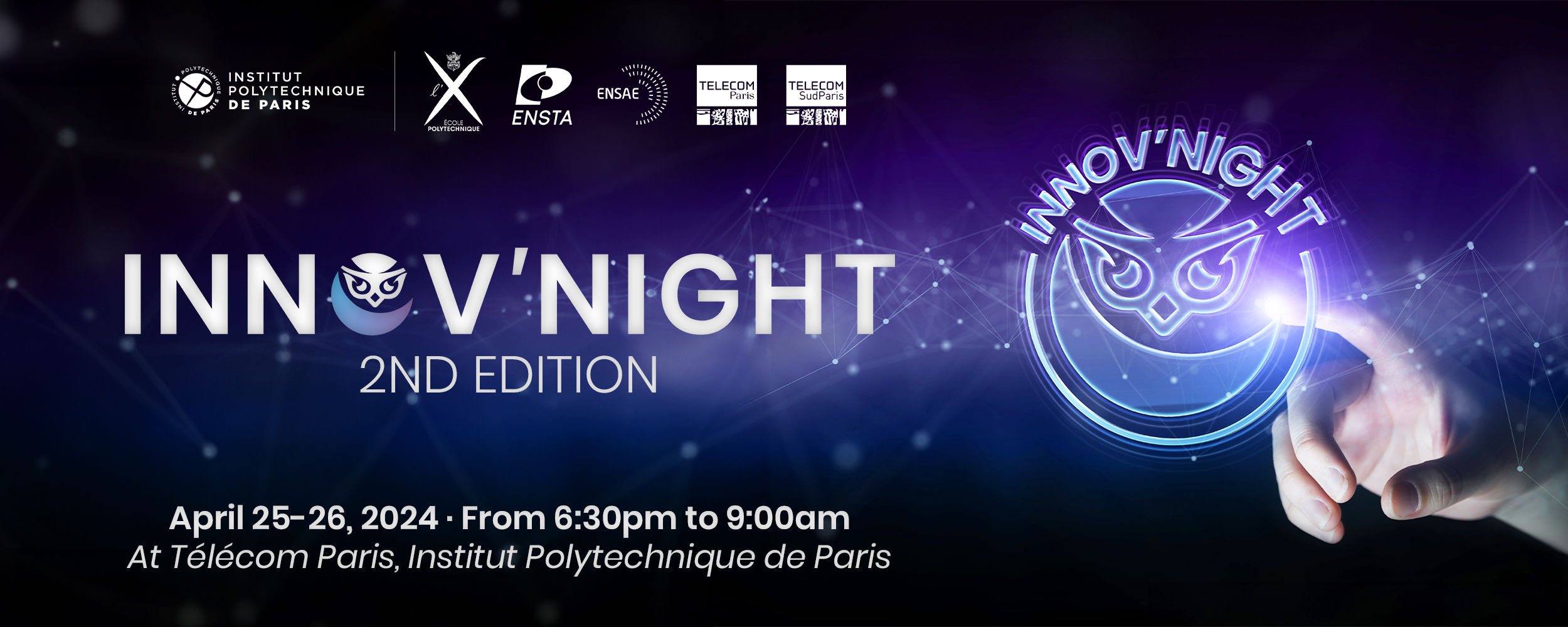 INNOV'NIGHT 2024 : A night for innovation and entrepreneurship | Institut Polytechnique de Paris